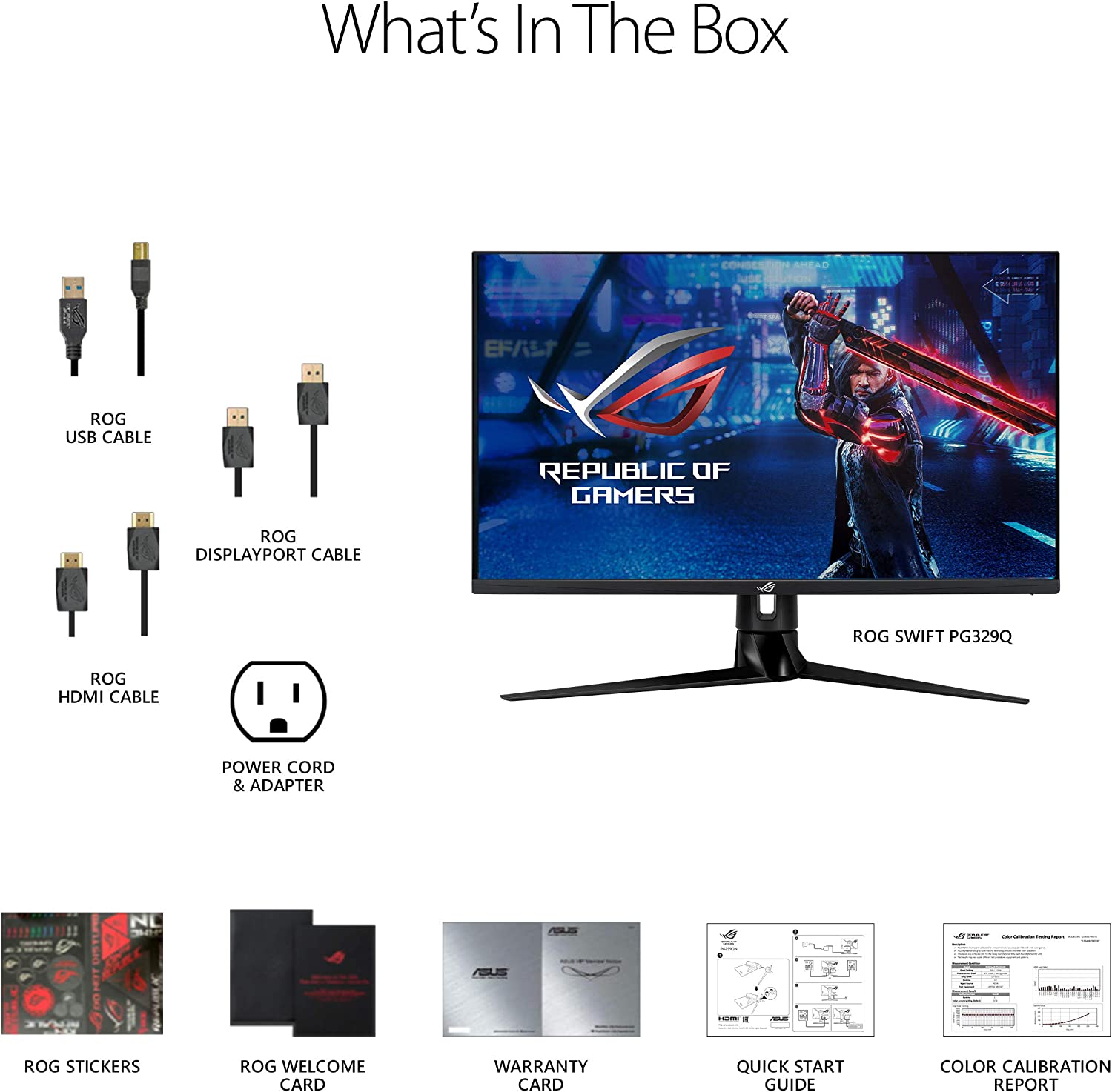 ASUS ROG Swift 32 Inch Monitor - Computer Builders Anonymous